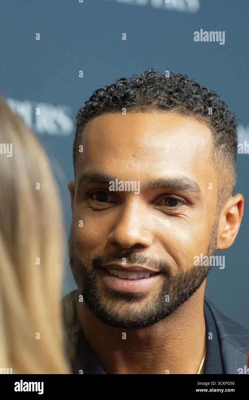 Actor Lucien Laviscount attends the presentation of SCALPERS new ...