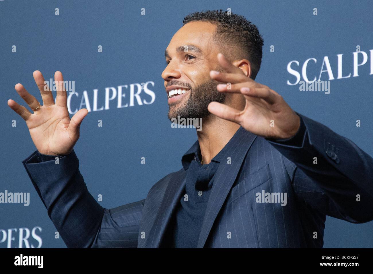 Madrid, Spain. 11th Sep, 2025. Actor Lucien Laviscount attends the ...