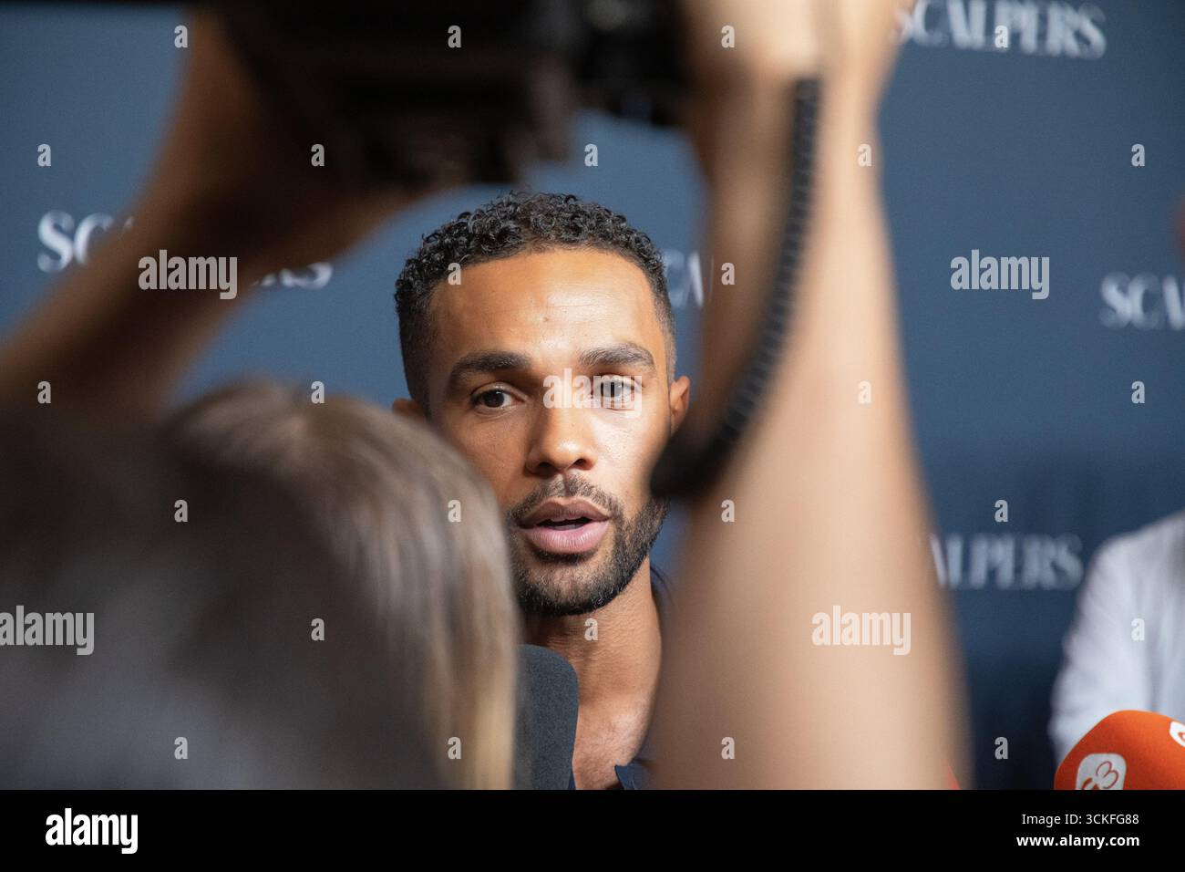 Actor Lucien Laviscount attends the presentation of SCALPERS new ...