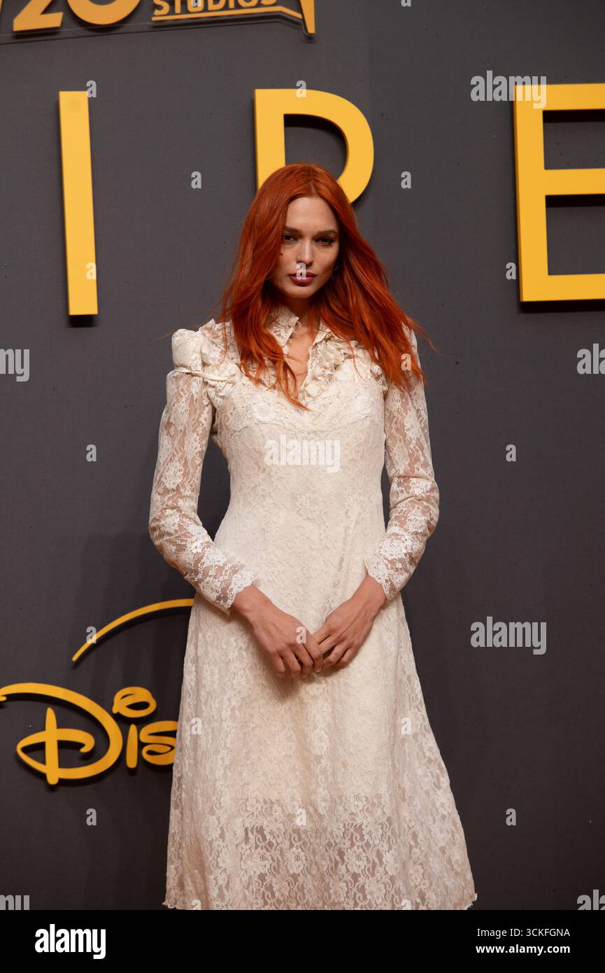 london, United Kingdom. 11th September 2025. Model, painter and ...
