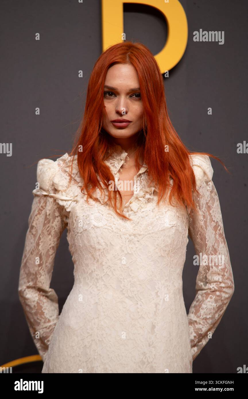 london, United Kingdom. 11th September 2025. Model, painter and ...