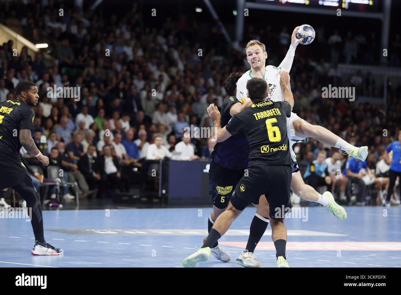 Mathias GIDSEL of Fuchse Berlin during the EHF Champions League, Group Phase, handball match ...