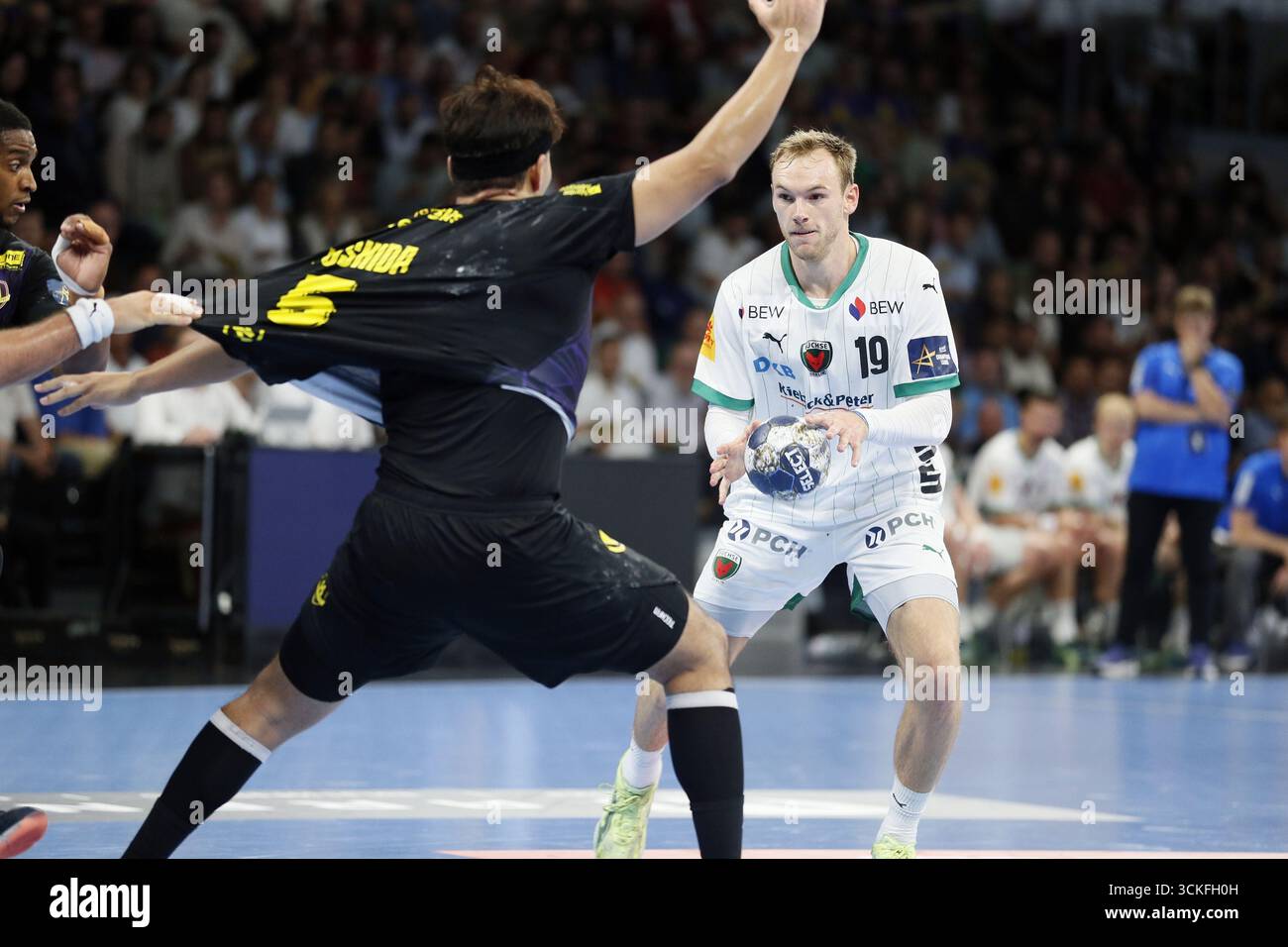 Mathias GIDSEL of Fuchse Berlin during the EHF Champions League, Group Phase, handball match ...