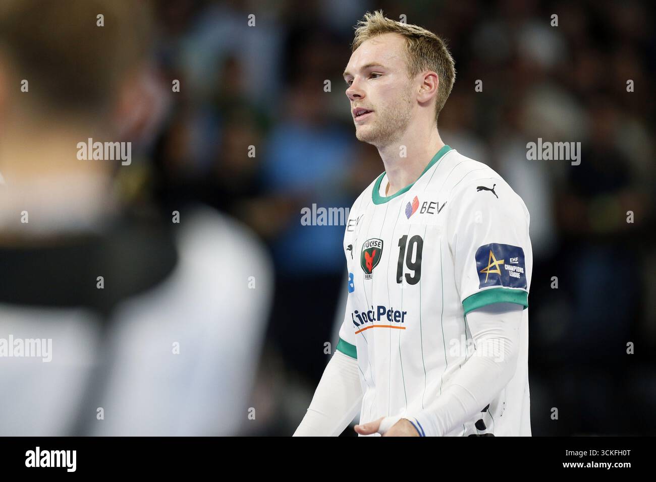 Mathias GIDSEL of Fuchse Berlin during the EHF Champions League, Group Phase, handball match ...