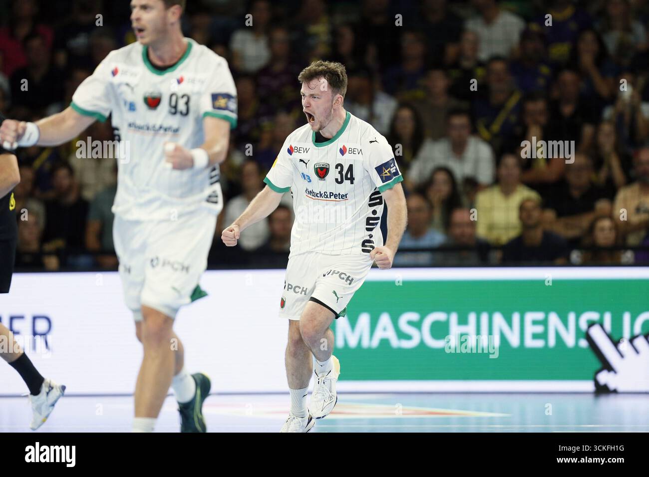 Hakun West AV TEIGUM of Fuchse Berlin during the EHF Champions League ...