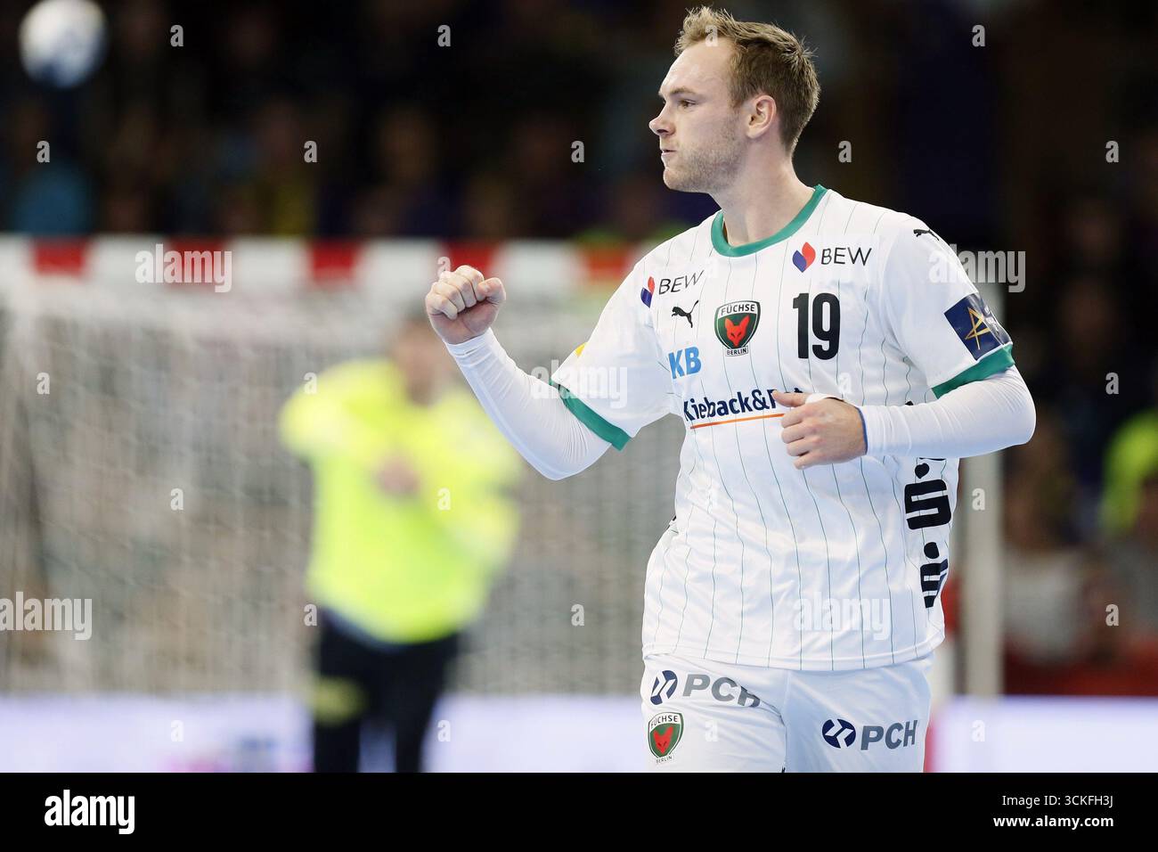Mathias GIDSEL of Fuchse Berlin during the EHF Champions League, Group Phase, handball match ...