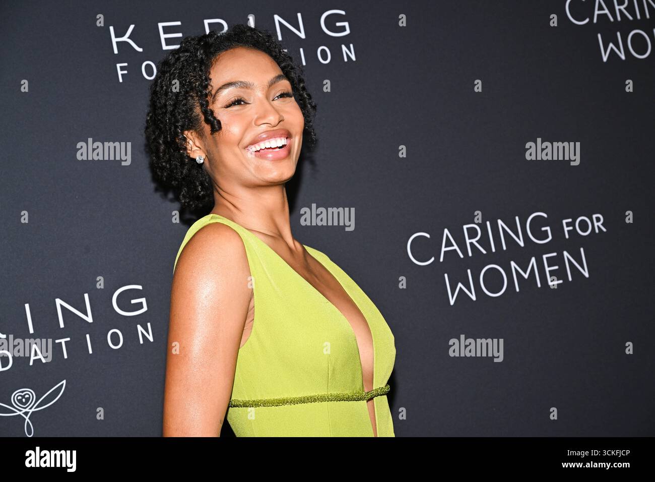 Yara Shahidi attends the Kering Caring for Women Dinner at The Pool on ...