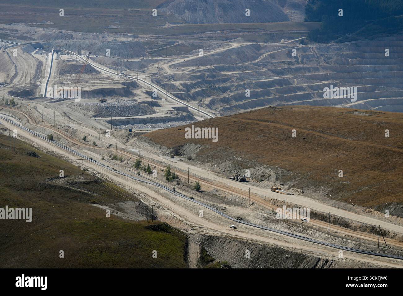 Teck Resources' Highland Valley Copper Mine is seen Logan Lake, British Columbia, Thursday, Sept ...