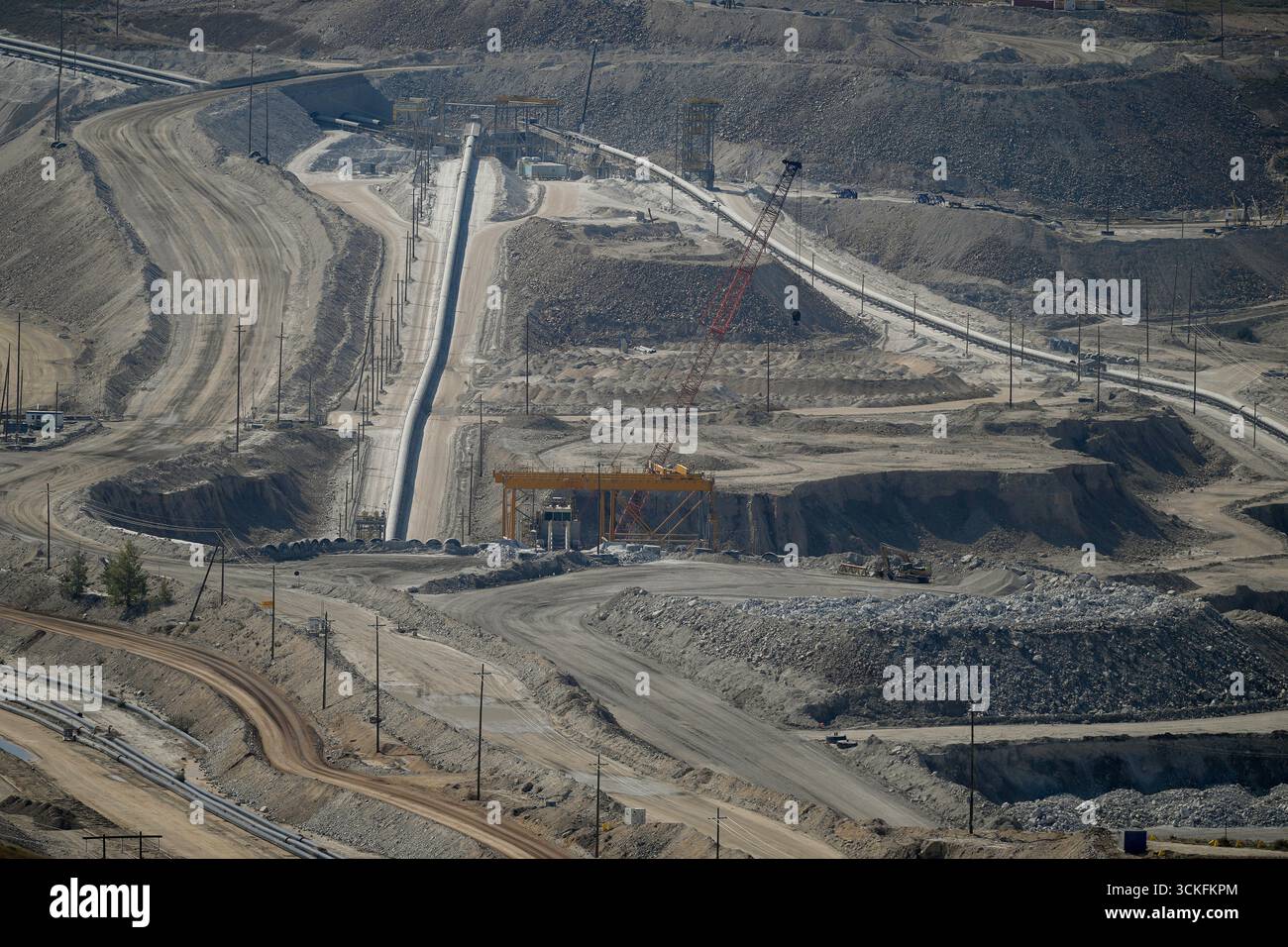 Teck Resources' Highland Valley Copper Mine is seen near Logan Lake ...