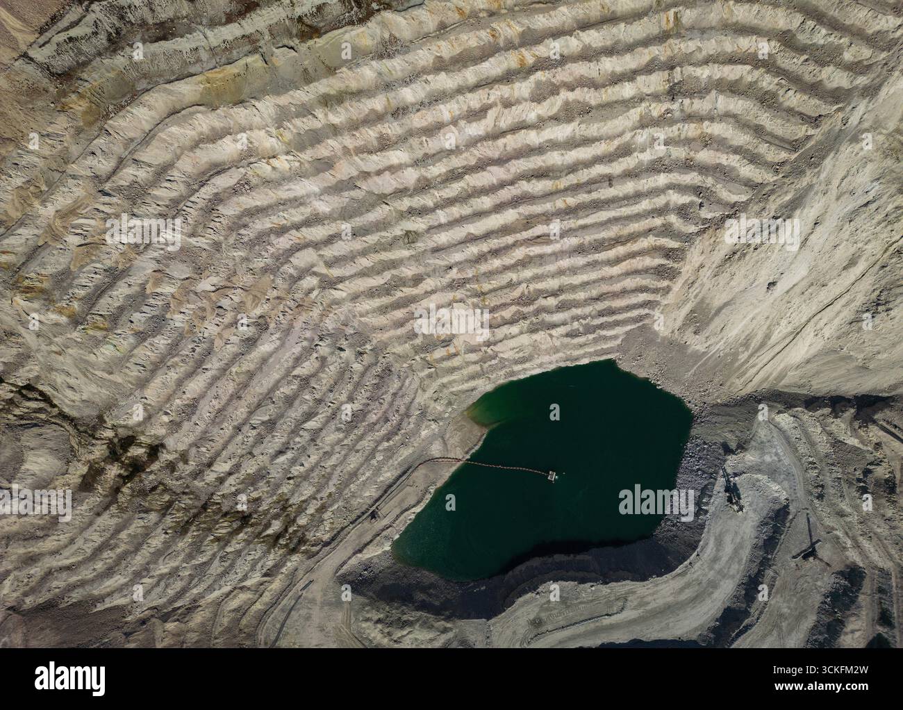 Teck Resources' Highland Valley Copper Mine is seen in an aerial view ...