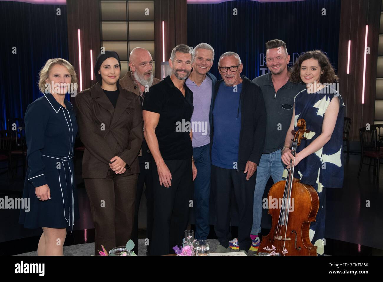 from left: Susan LINK, presenter, Anissa LOUCIF, comedian, goalsten ...
