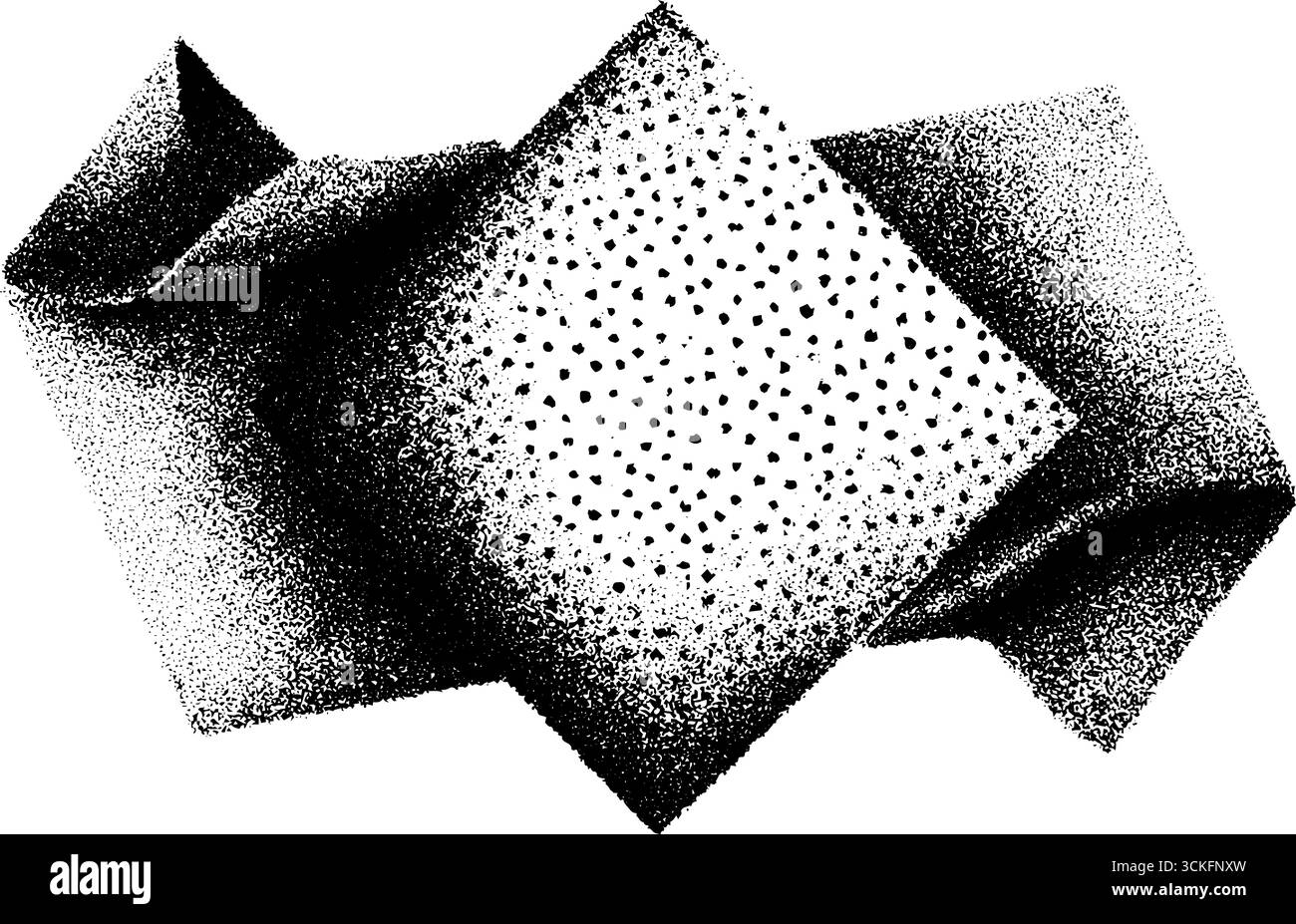 Stippled with black dots Cut Out Stock Images & Pictures - Alamy