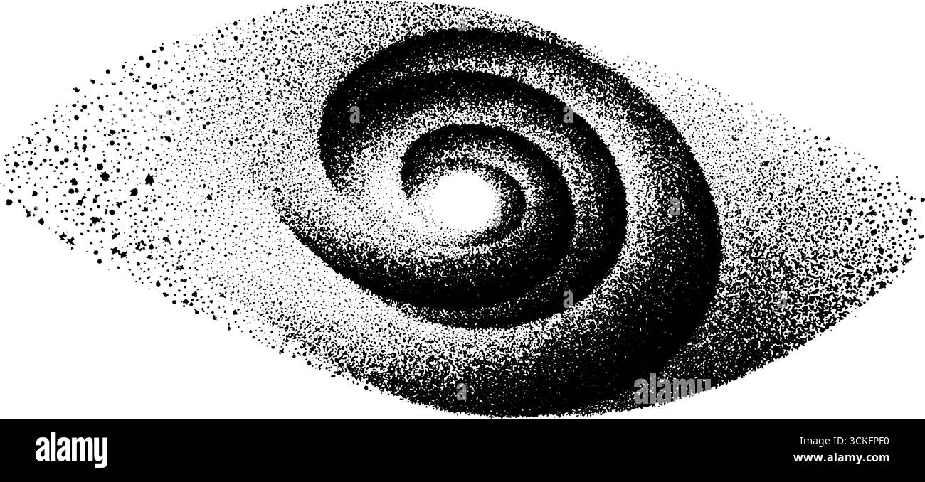 Expanding spiral vector vectors Stock Vector Images - Alamy