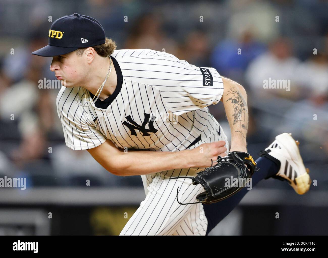 Bronx, United States. 11th Sep, 2025. New York Yankees starting pitcher ...