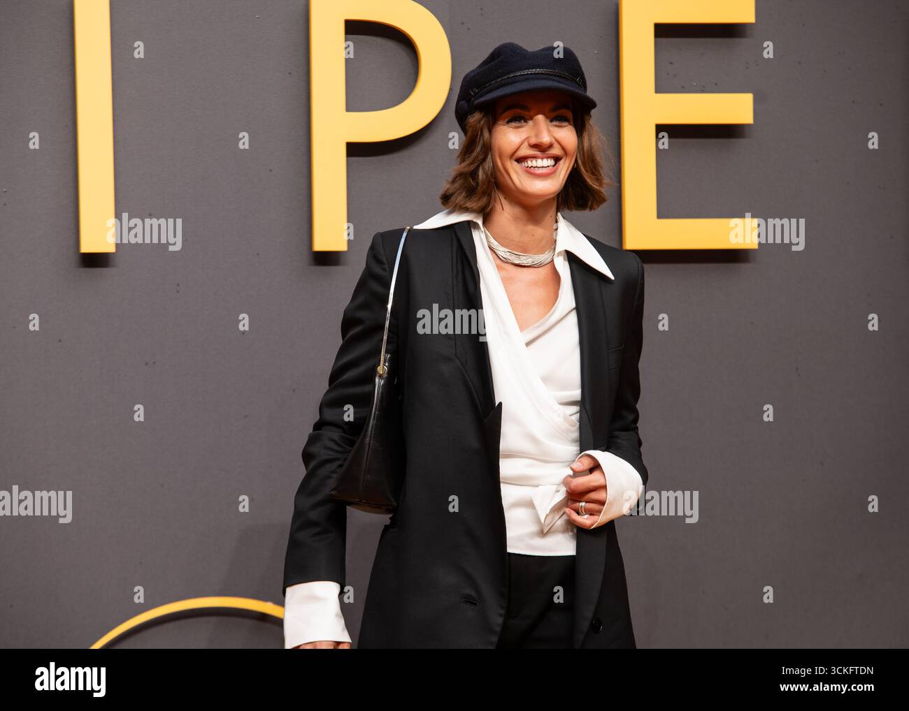 Antonia Desplat arrives at the premiere of Swiped at the Curzon Mayfair ...