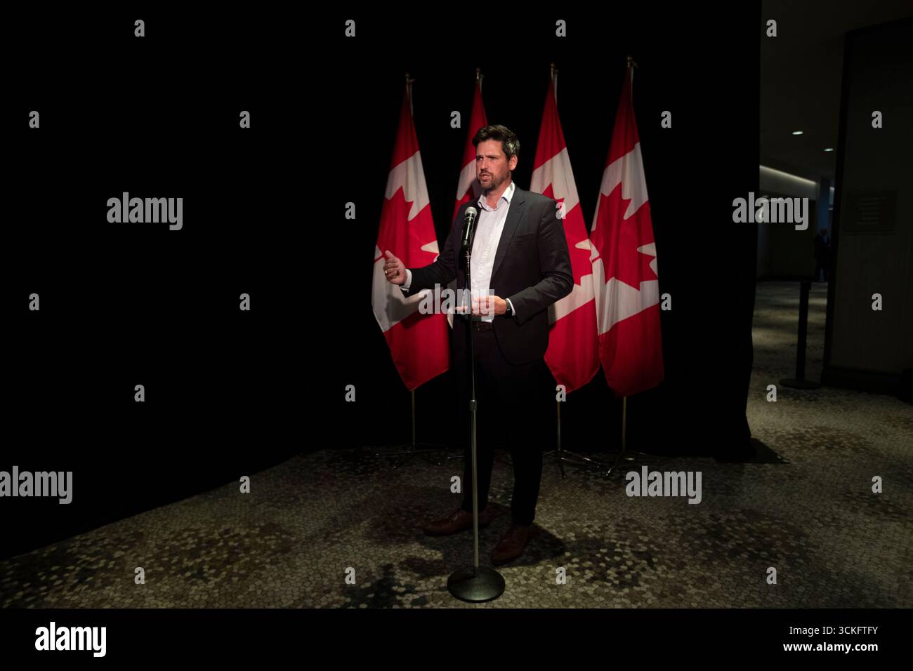 Minister of Justice and Attorney General Sean Fraser speaks to the ...