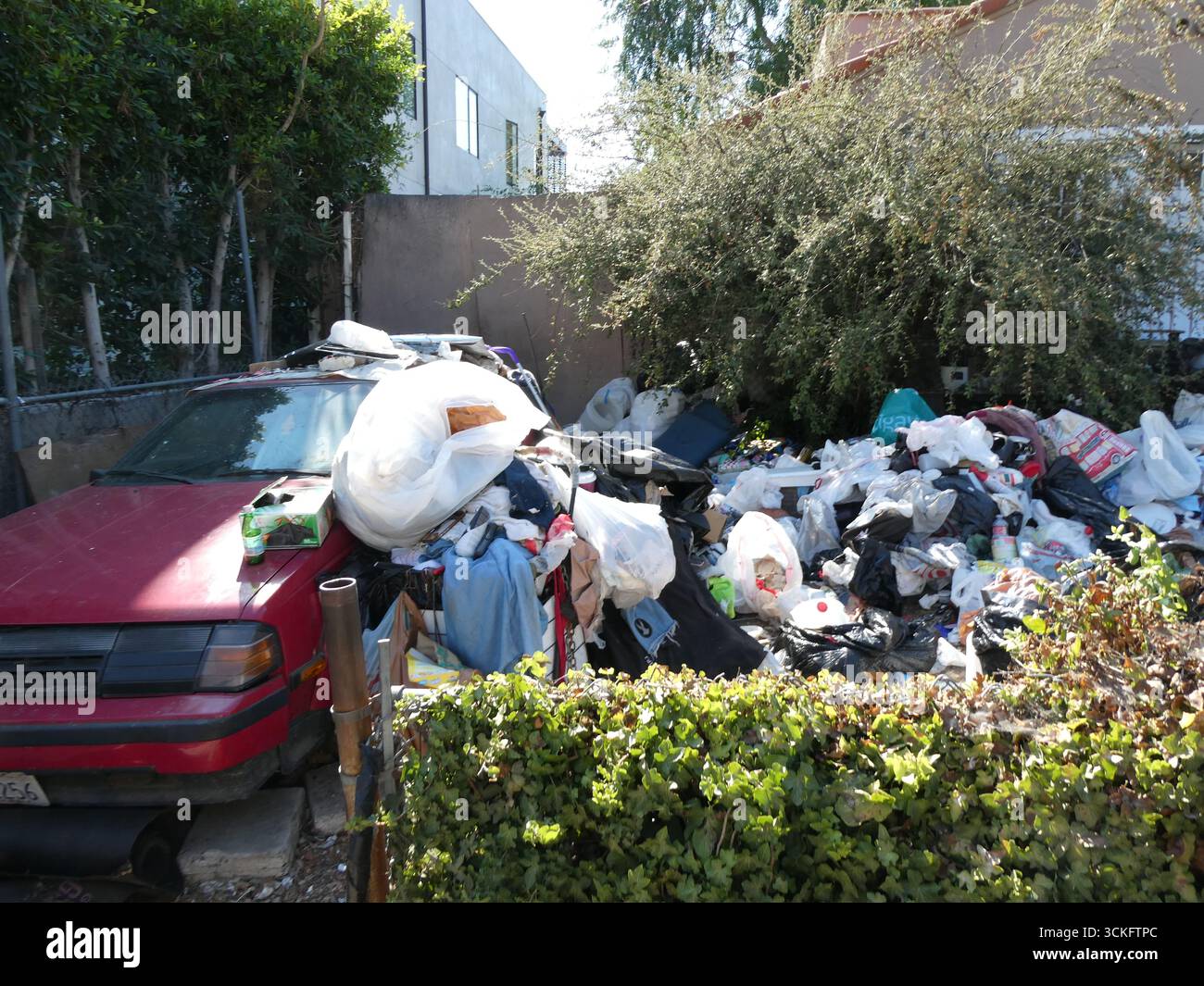 Los Angeles, California, USA 11th September 2025 Trash House Hoarding ...