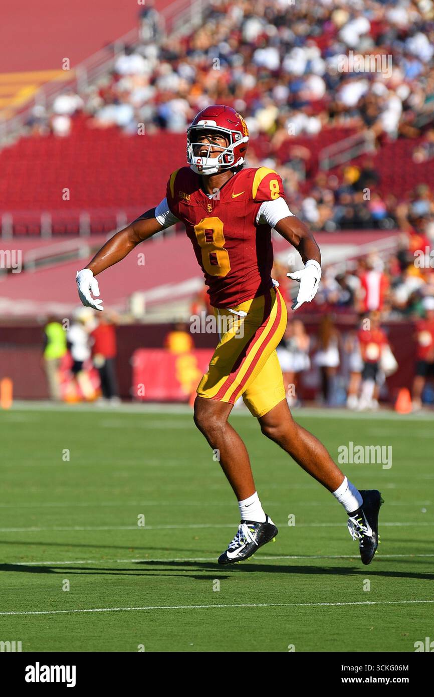 LOS ANGELES, CA - SEPTEMBER 06: USC Trojans wide receiver Ja'Kobi Lane ...