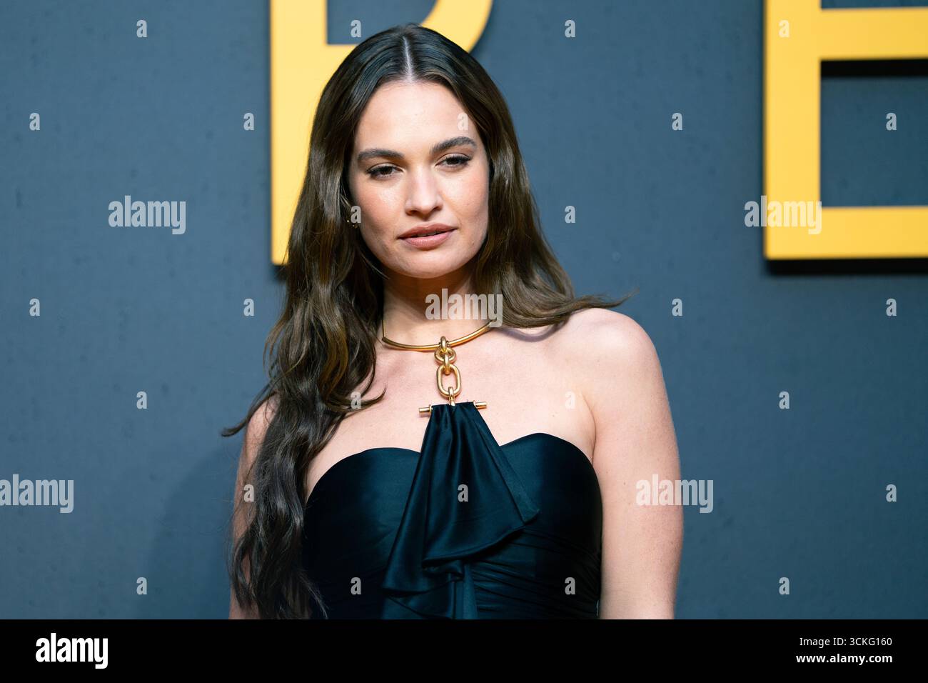 Lily James attends the "Swiped" European Premiere at the Curzon Mayfair ...