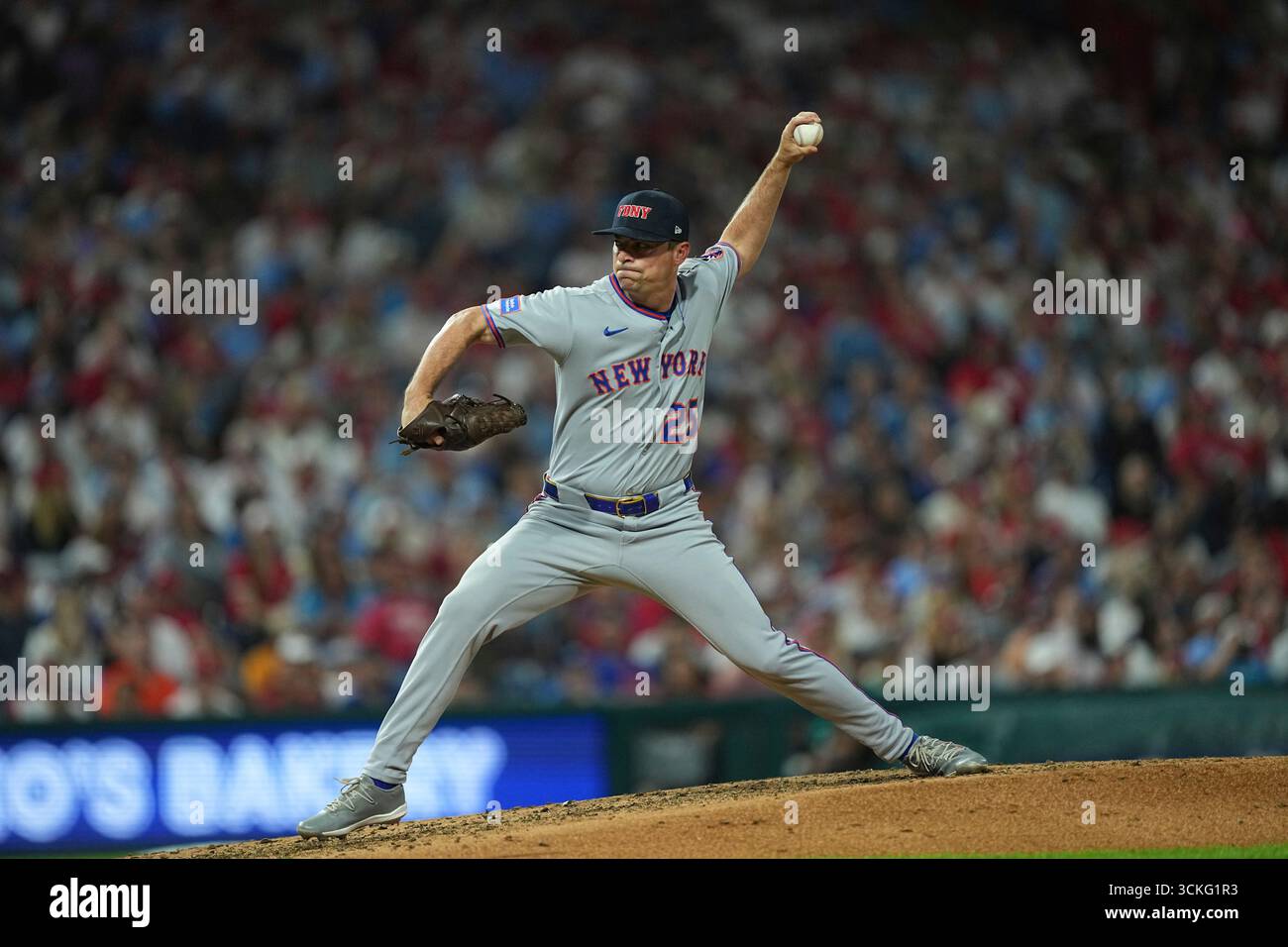New York Mets pitcher Brooks Raley during the sixth inning of a ...