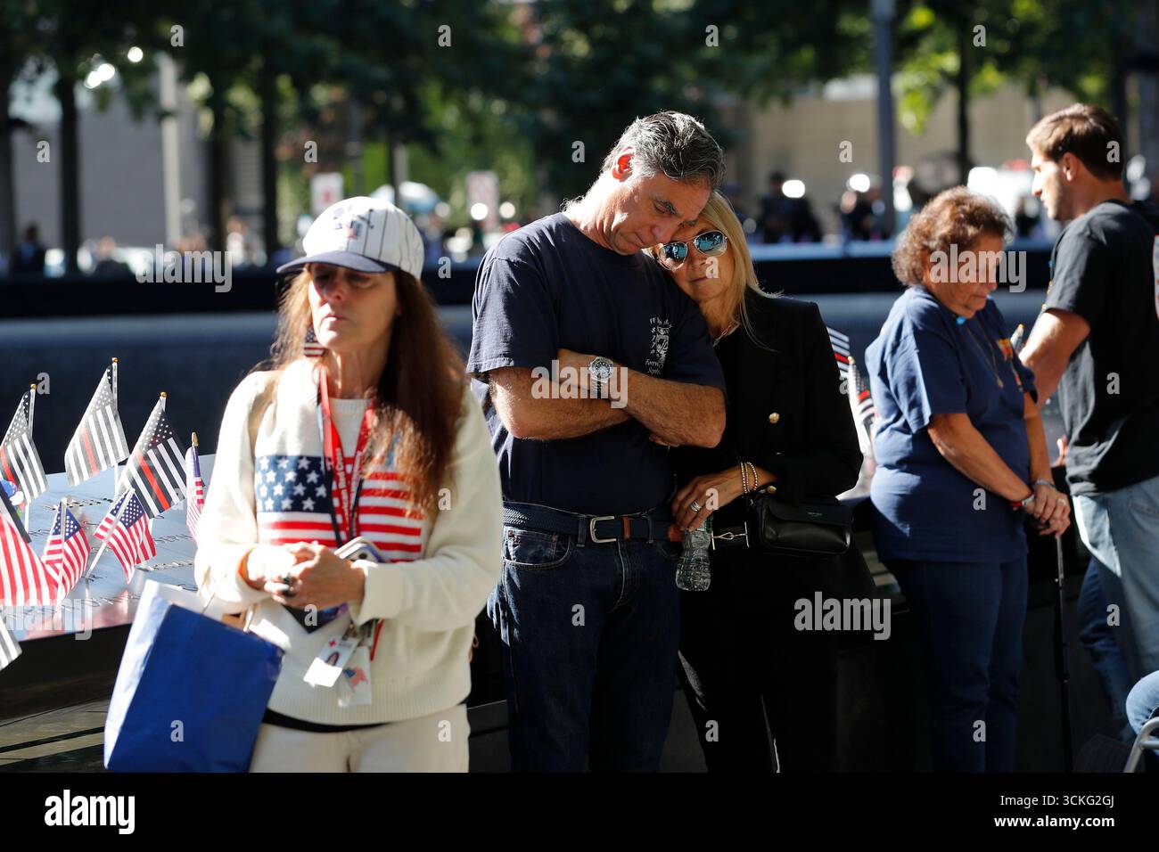 New York, USA.11th September 2025. Family members of victims attend the ...