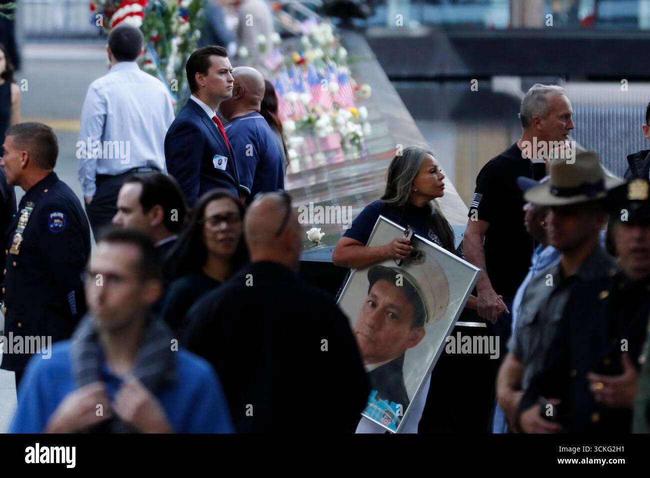 New York, USA.11th September 2025. Family members of victims attend the ...