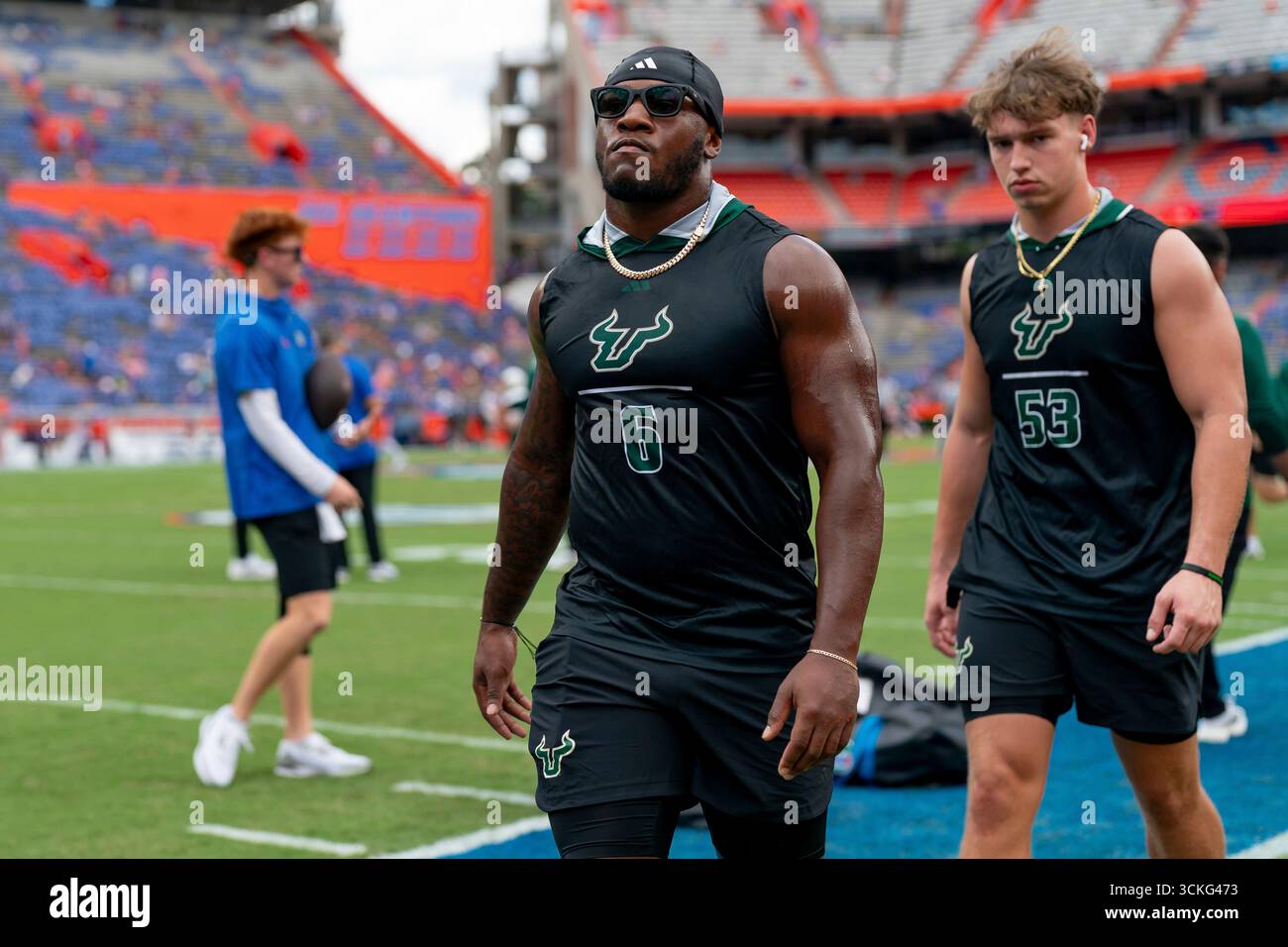 GAINESVILLE, FL - SEPTEMBER 06:South Florida Bulls linebacker Rodney ...