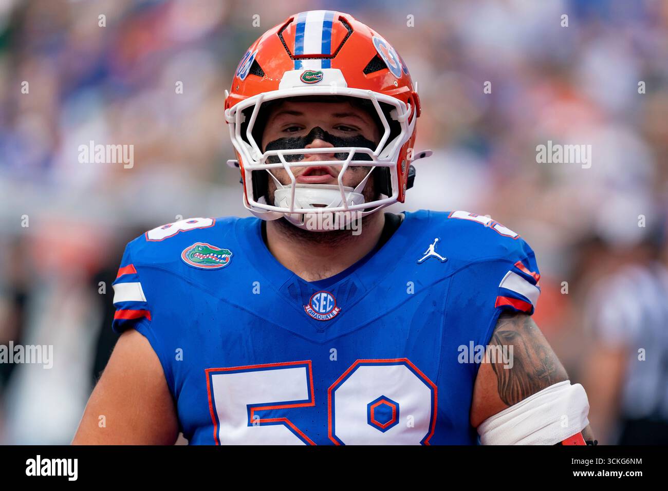 GAINESVILLE, FL - SEPTEMBER 06: Florida Gators offensive lineman Austin ...