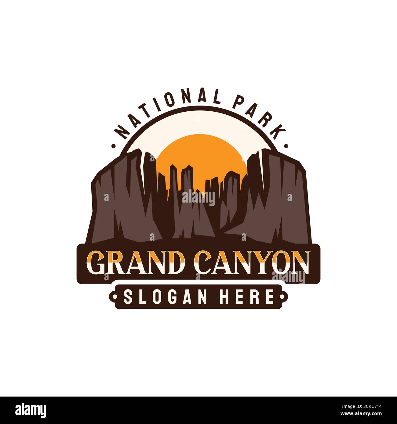 Landscape national park Stock Vector Images - Alamy