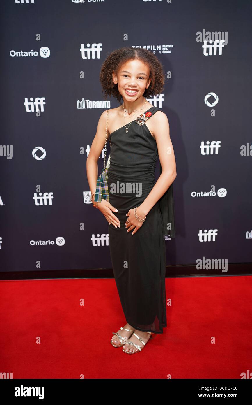 Alexandra Wilkie attends the red carpet for the ‘Glenrothan’ premiere during the 2025 Toronto ...