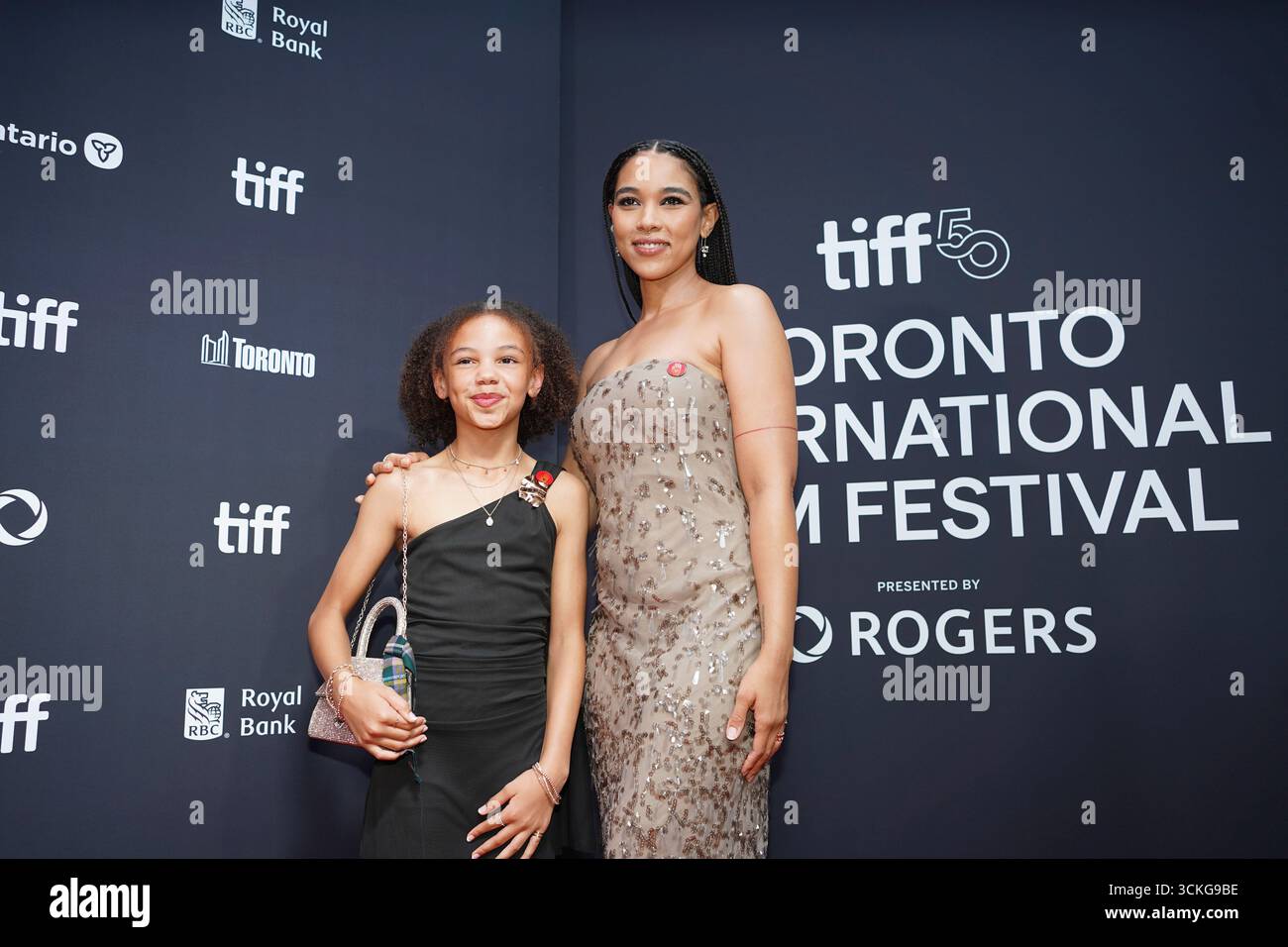 (L-R) Alexandra Wilkie and Alexandra Shipp attend the red carpet for the ‘Glenrothan’ premiere ...