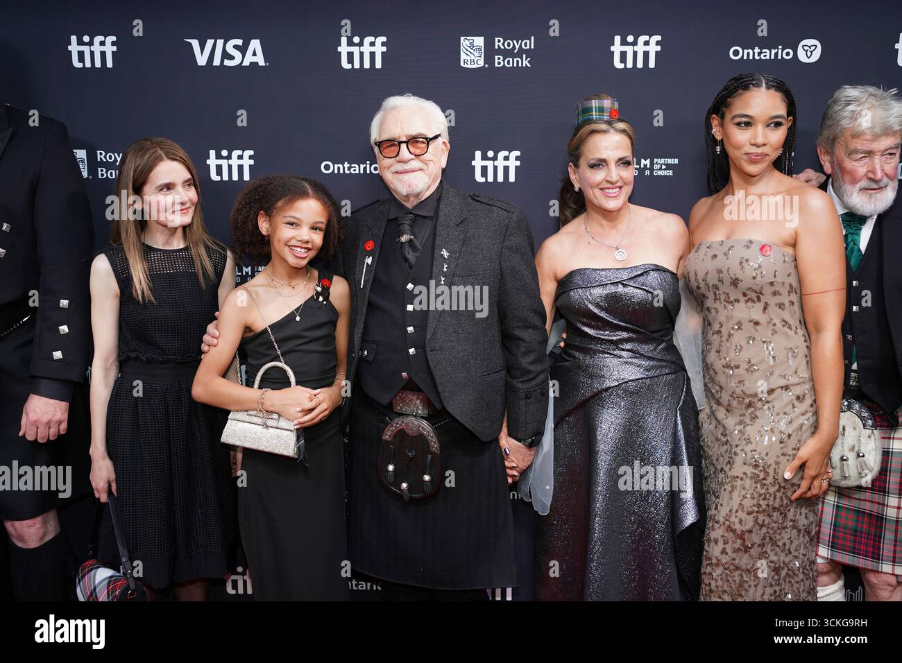 (L-R) Shirley Henderson, Alexandra Wilkie, Brian Cox, Nicole Ansari-Cox and Alexandra Shipp ...