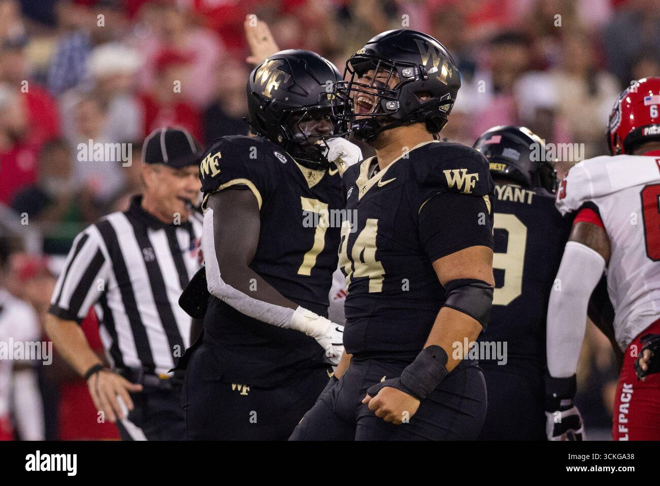 September 11, 2025: Wake Forest Demon Deacons defensive lineman Zach ...