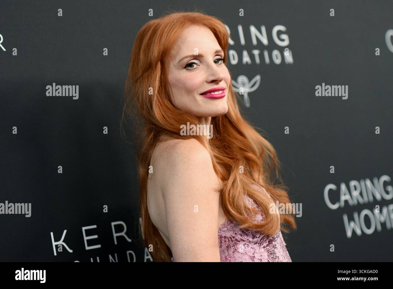 Jessica Chastain attends Kering Caring for Women Dinner 2025 at The ...