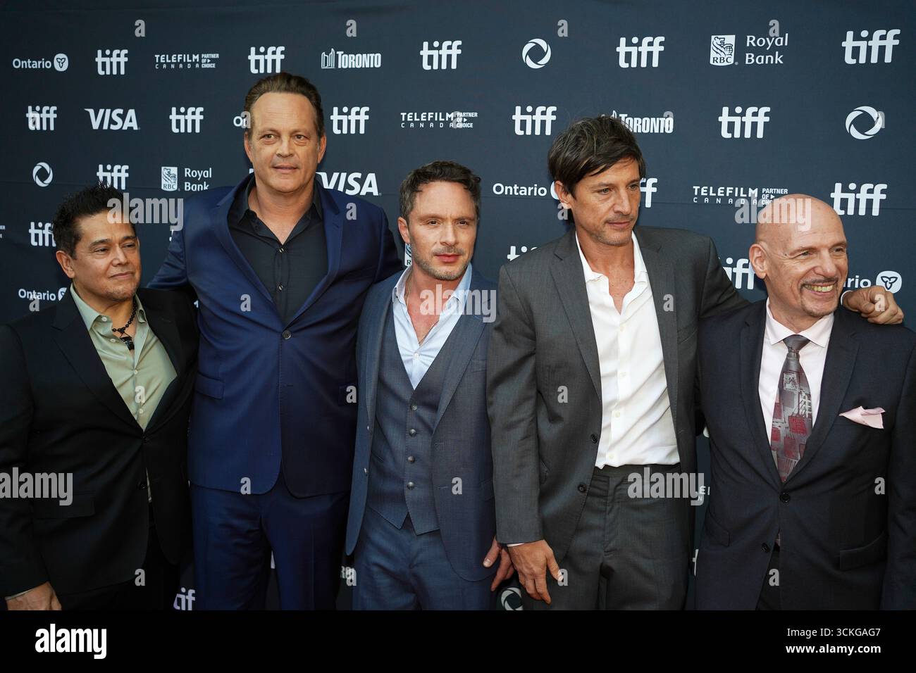Toronto, Canada. 11th Sep, 2025. (L-R) Aaron Abeyt, Vince Vaughn, Nic ...