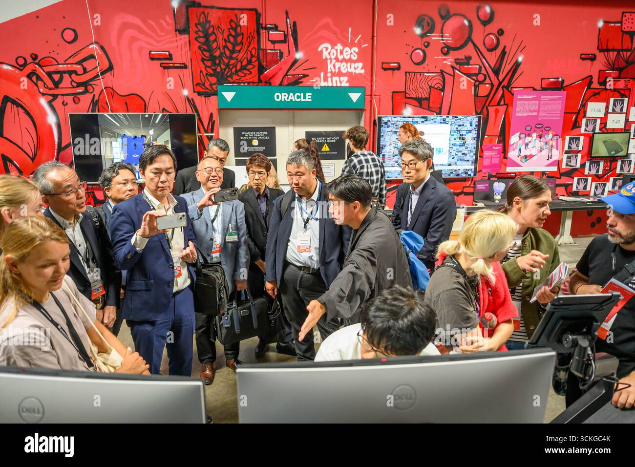 linz, austria, 05 sep 2025, ars electronica festival, international art ...