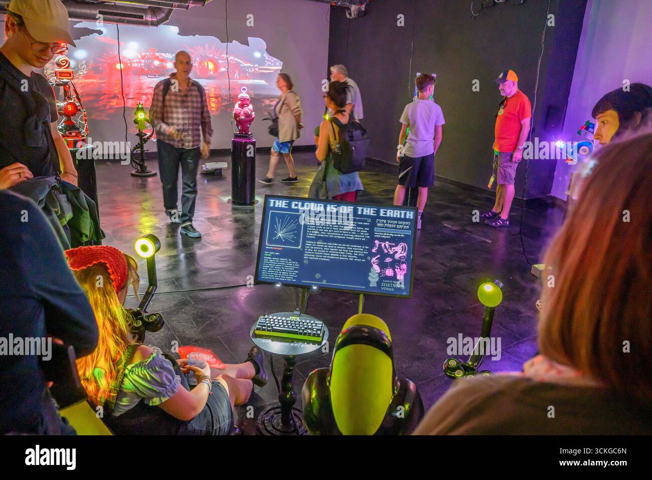 linz, austria, 05 sep 2025, ars electronica festival, international art ...