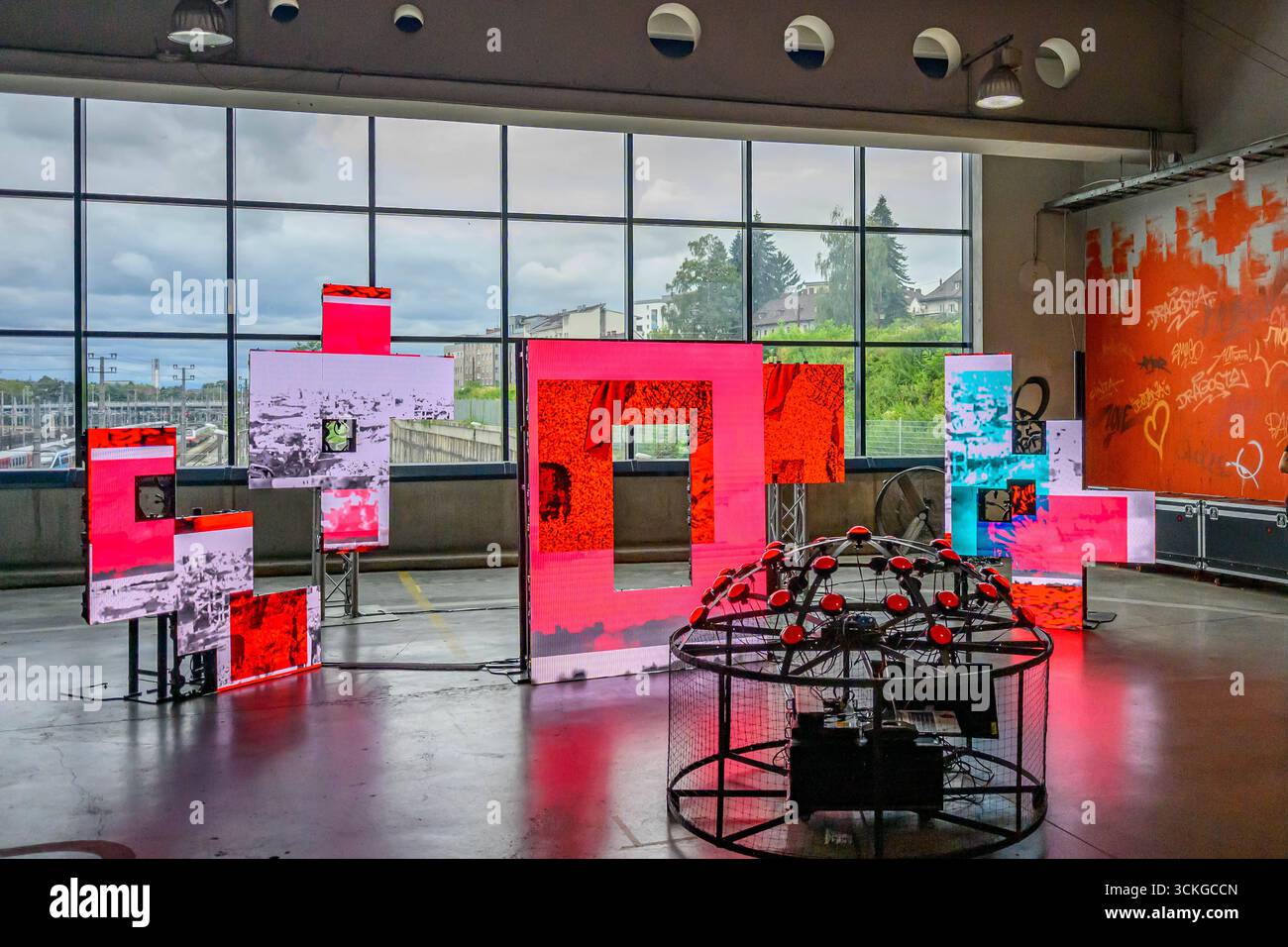 linz, austria, 05 sep 2025, ars electronica festival, international art ...