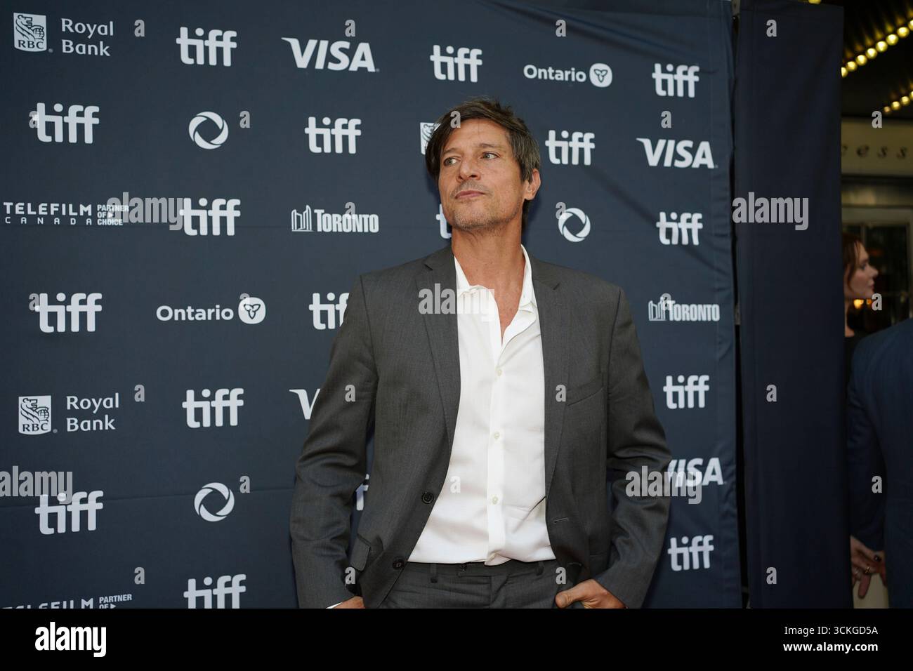 Simon Rex attends the red carpet for the ‘Easy's Waltz’ premiere during ...