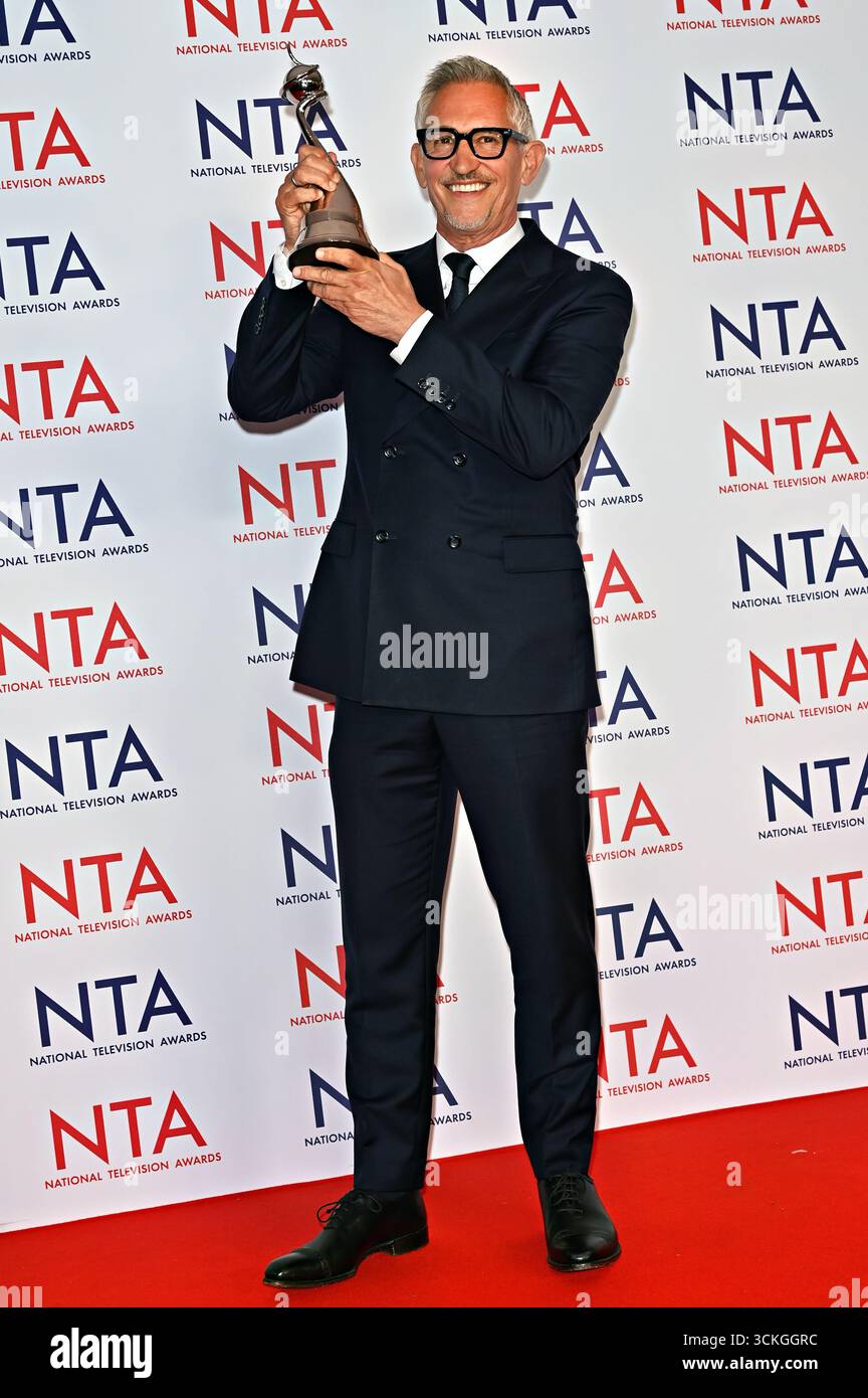 London, UK, 10th September 2025: Gary Lineker receive an award at the ...