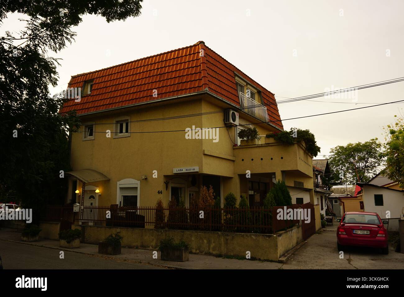 Belgrade, Serbia: Streetscape in Zemun Stock Photo - Alamy