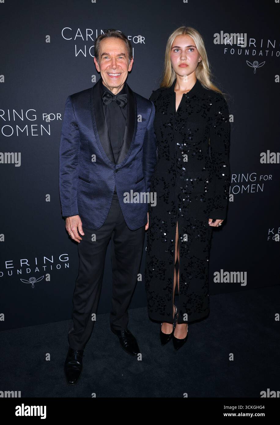 Jeff Koons and Scarlet Koons attends the 4th Annual Kering Foundation ...