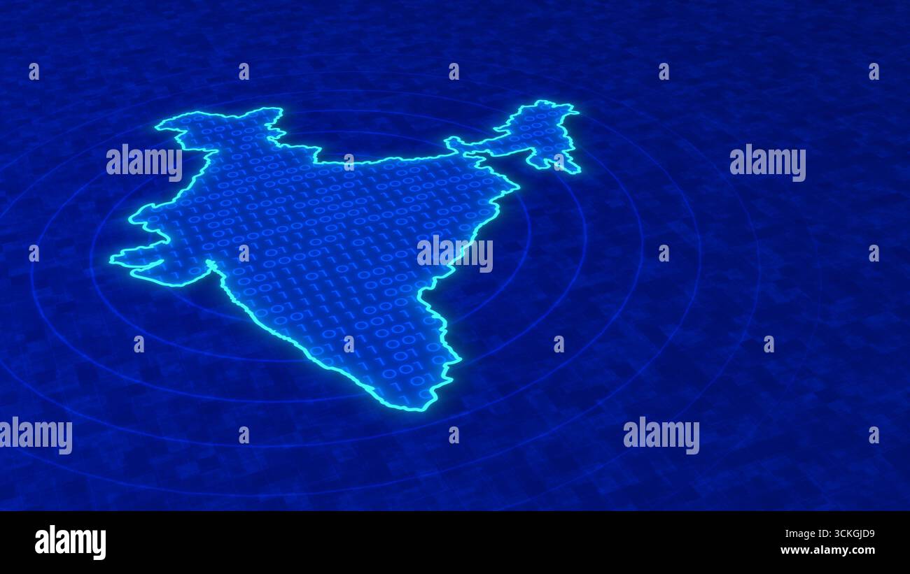 Technology map of india hi-res stock photography and images - Alamy