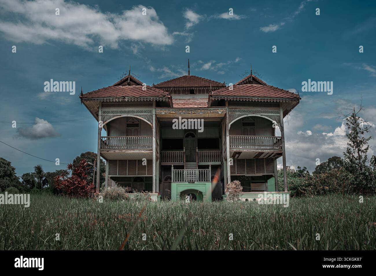 Baitul Rahmah, a historic Malay wooden mansion built in 1911 in Bukit ...