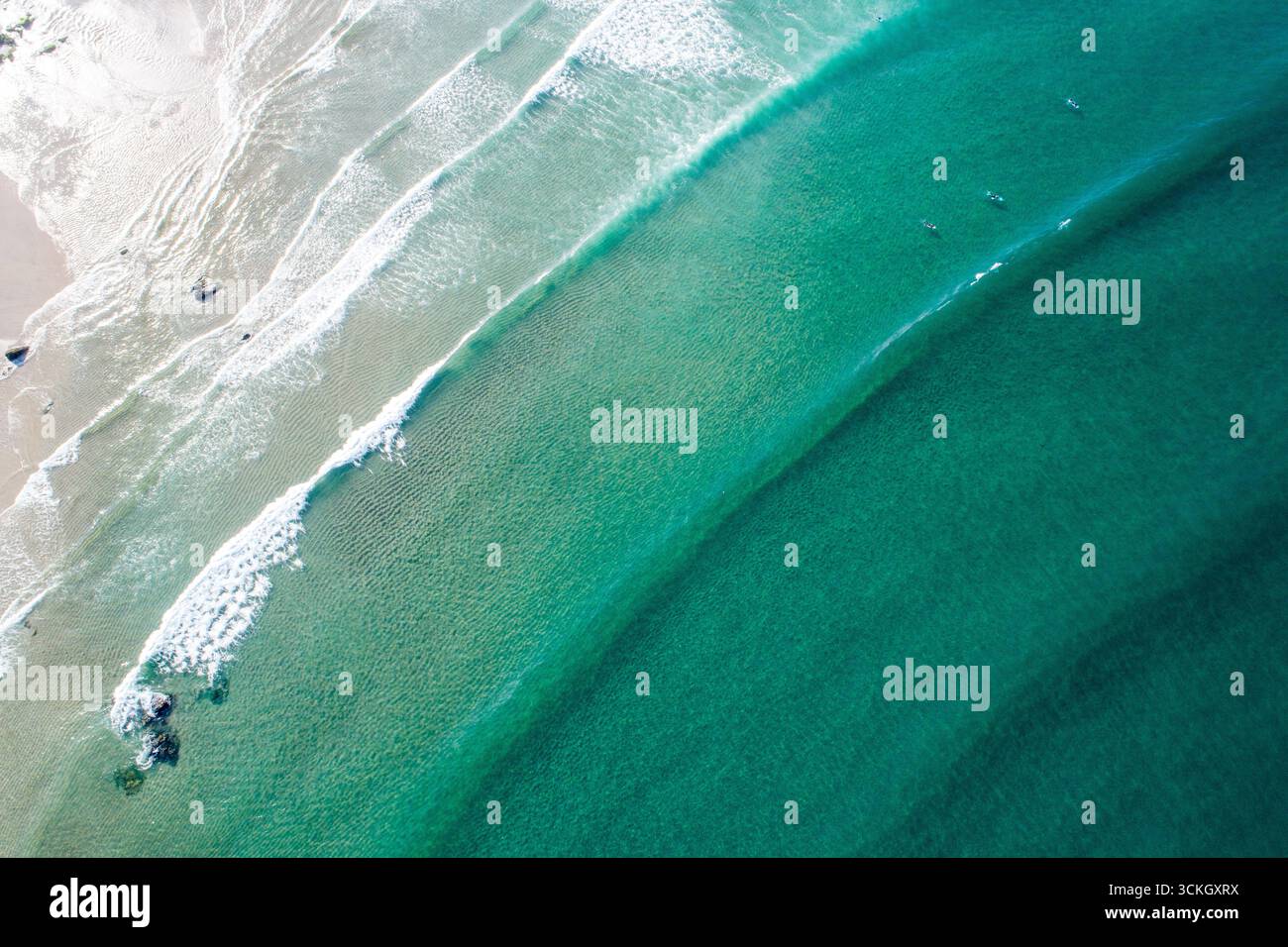 The beautiful and exciting world of water sports with surfers in the ...