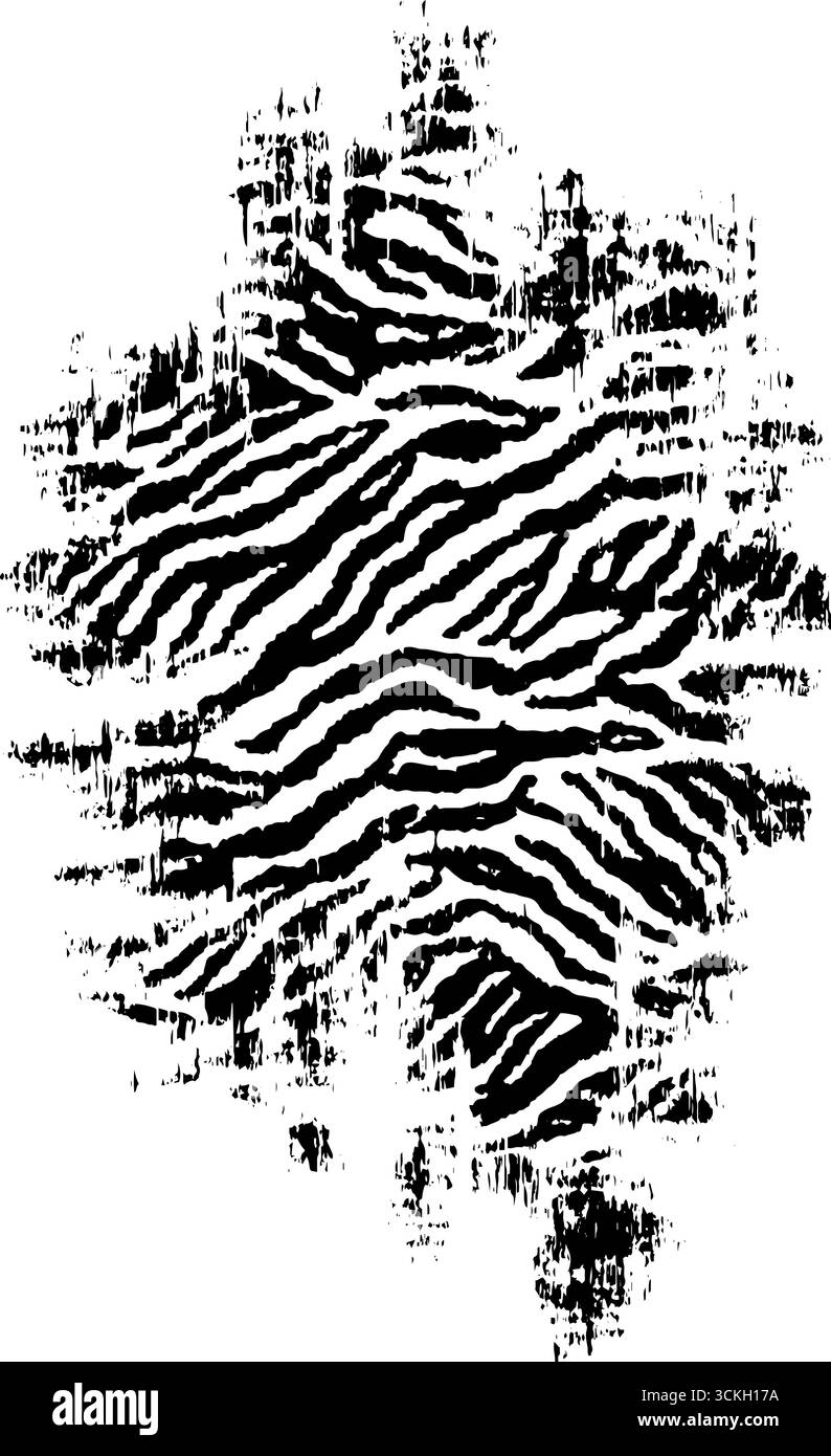 High contrast black and white zebra pattern for urban design, card ...
