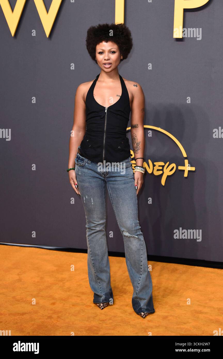 Myhala Herrold bei der Premiere des Disney Films Swiped im Curzon ...