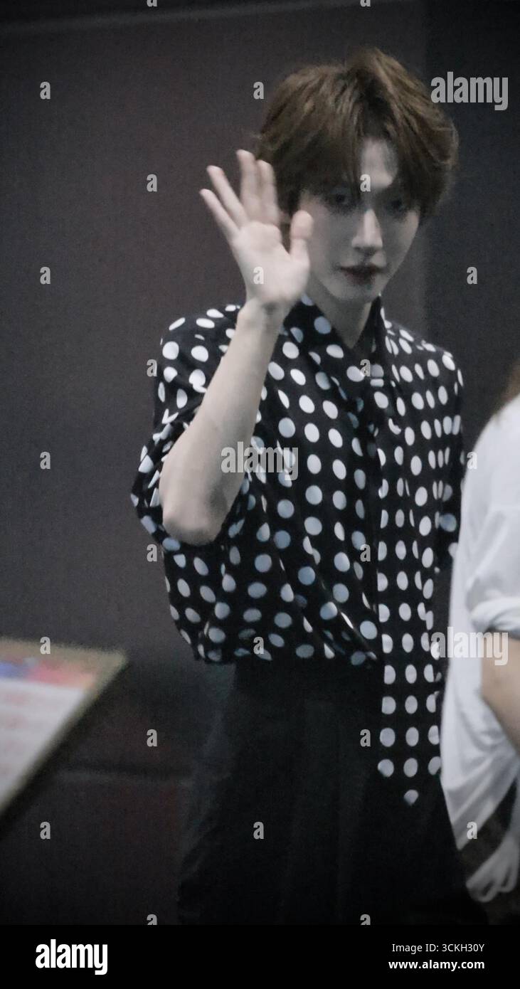 Chinese singer, dancer and model Liu Yu appears in Nanjing City, east ...