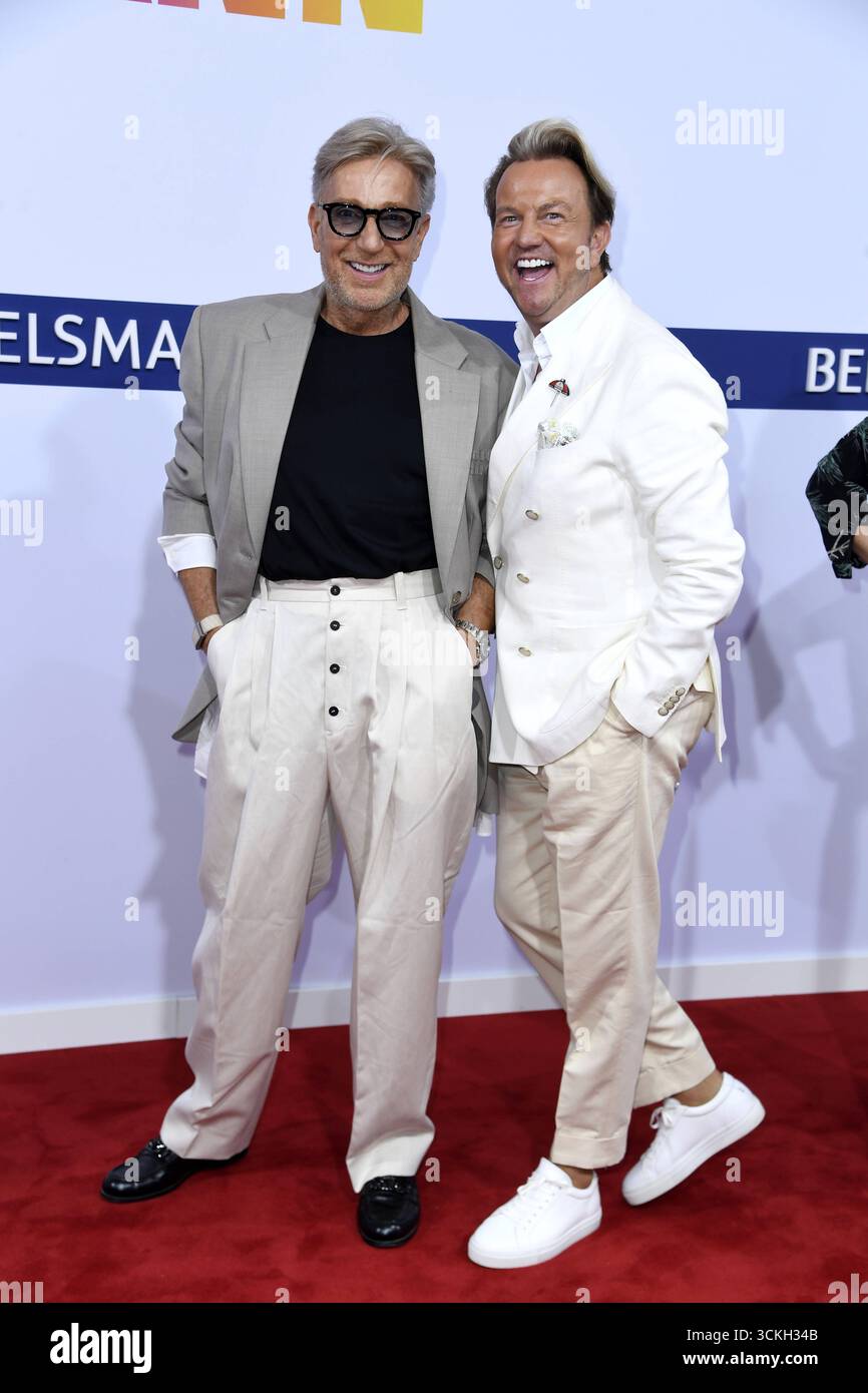 Thomas Rath und Sandro Rath bei der BERTELSMANN Sommerparty in Berlin ...