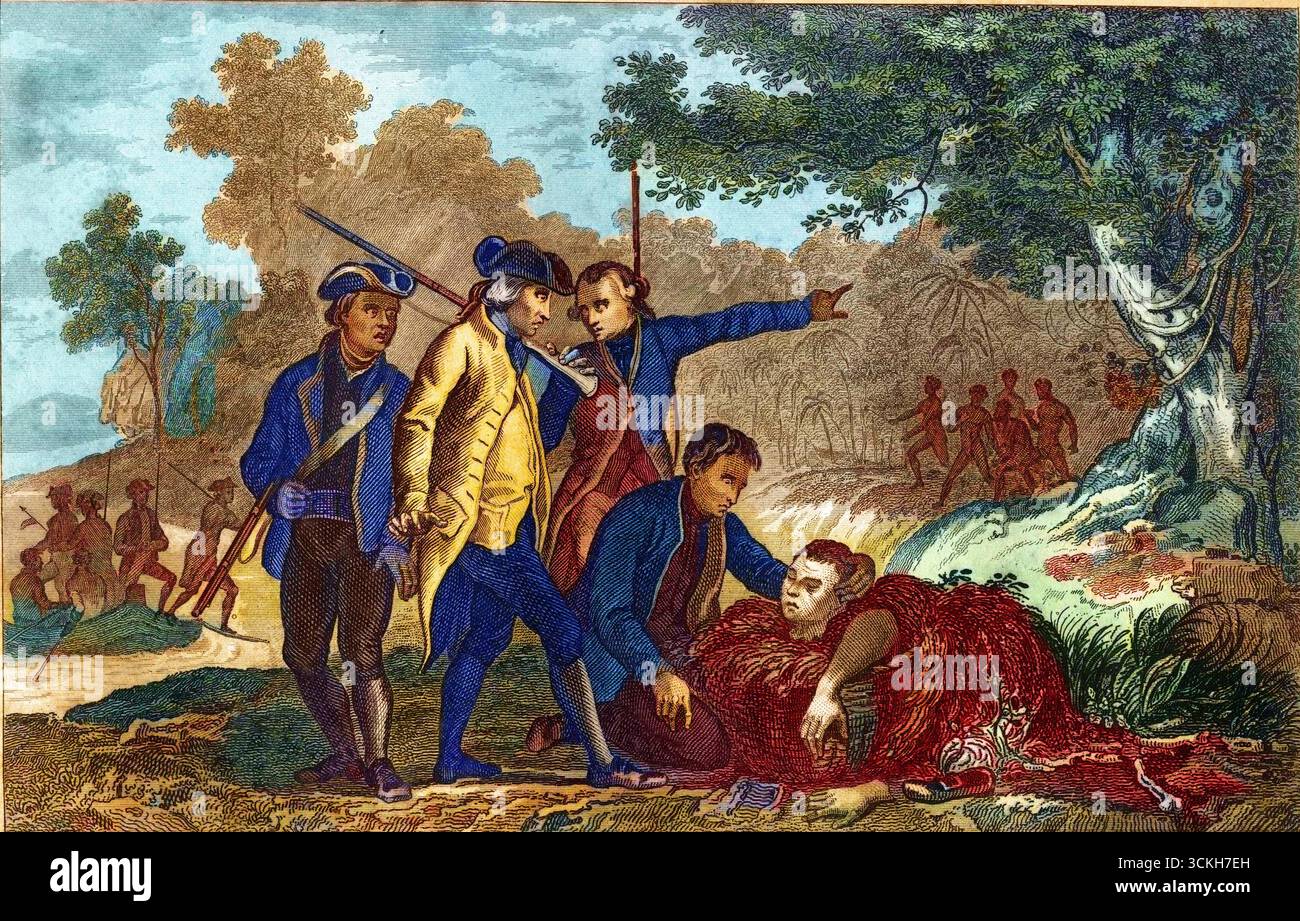 James Burney discovers the remains of the unfortunate Jack Rowe and his ...